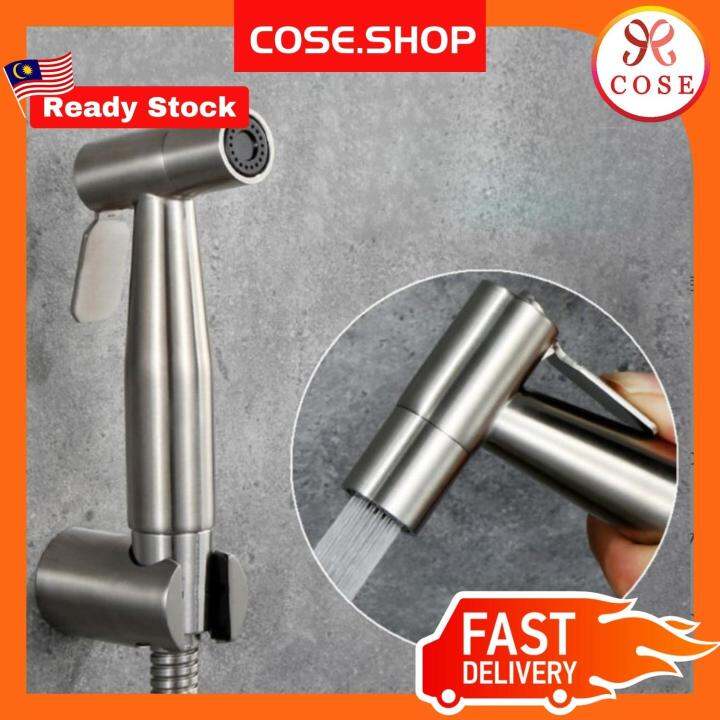 Cose Sus304 Stainless Steel Toilet Bidet Sprayer Set Sanitary Flusher
