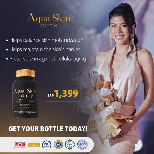 Legit! New AQUA SKIN Gold with freebie | Lazada PH
