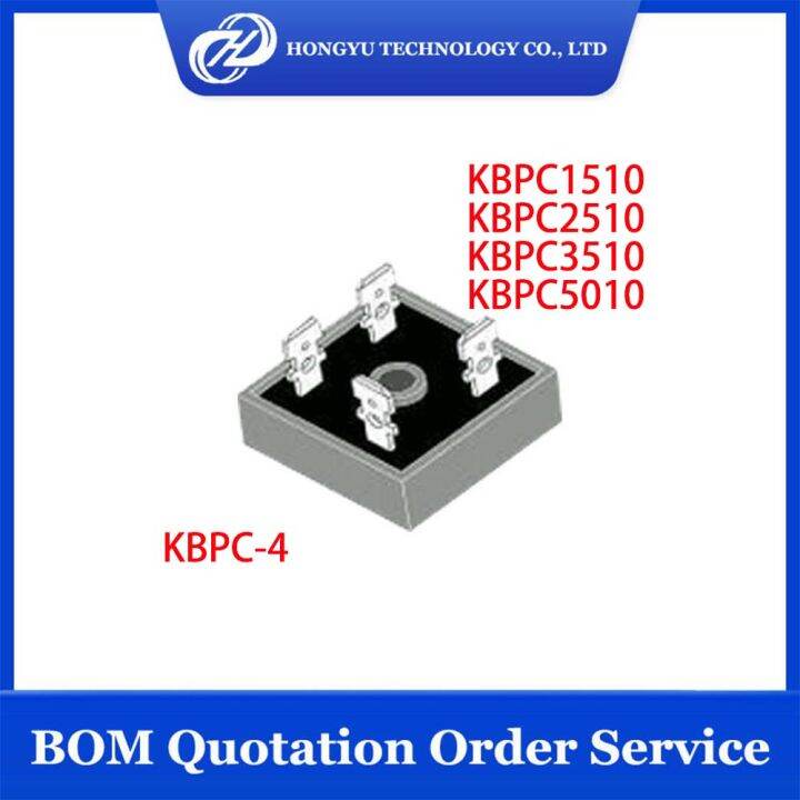 1 - 10 Buah KBPC1510 KBPC2510 KBPC3510 KBPC5010 RECT BRIDGE 1000V 15A ...