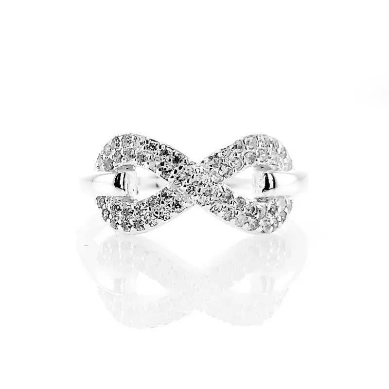 Unisilver Couple Rings Infinity