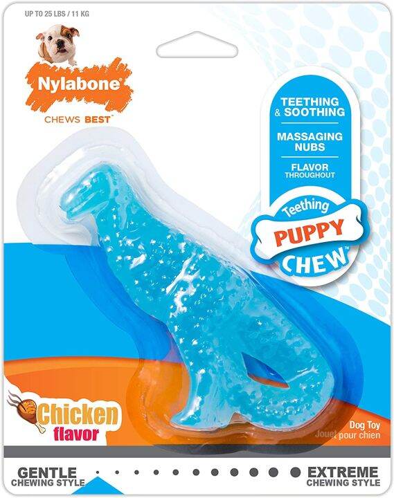 Nylabone Teething Puppy Chew Toys, Chicken Flavor NDD001P | Lazada PH