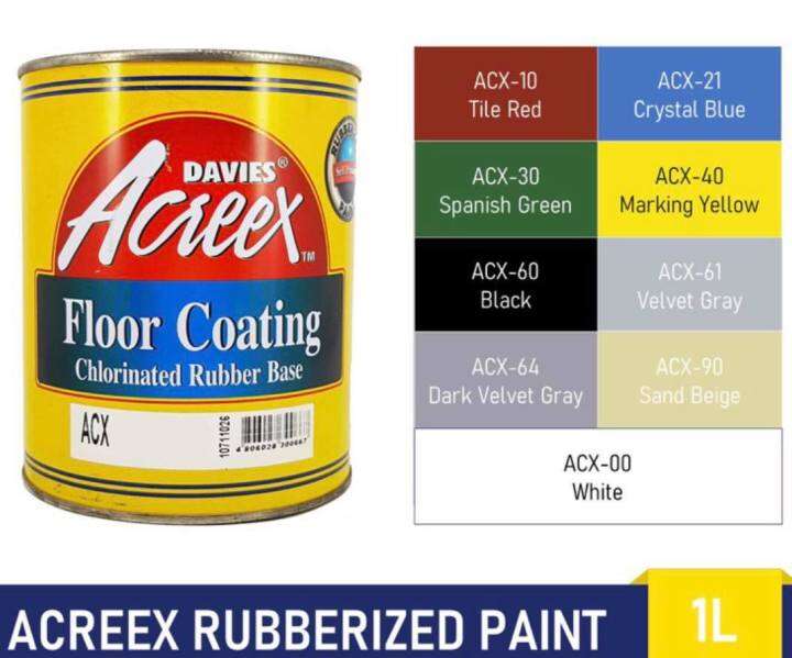 Davies Acreex Rubberized Floor Coat Paint 1 Liter | Lazada PH