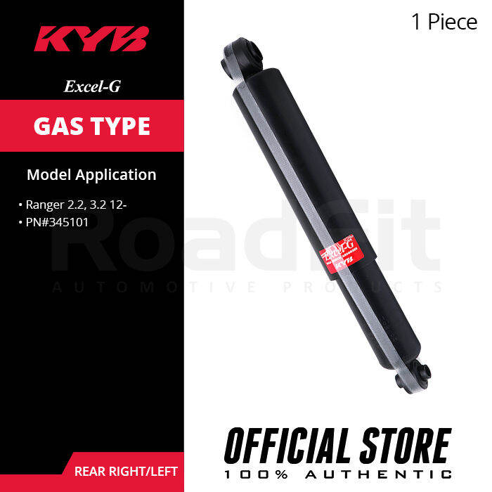 KYB Excel-G Gas Shock Absorber for Ford Ranger 2.2, 3.2 '12-, Rear, 1 ...