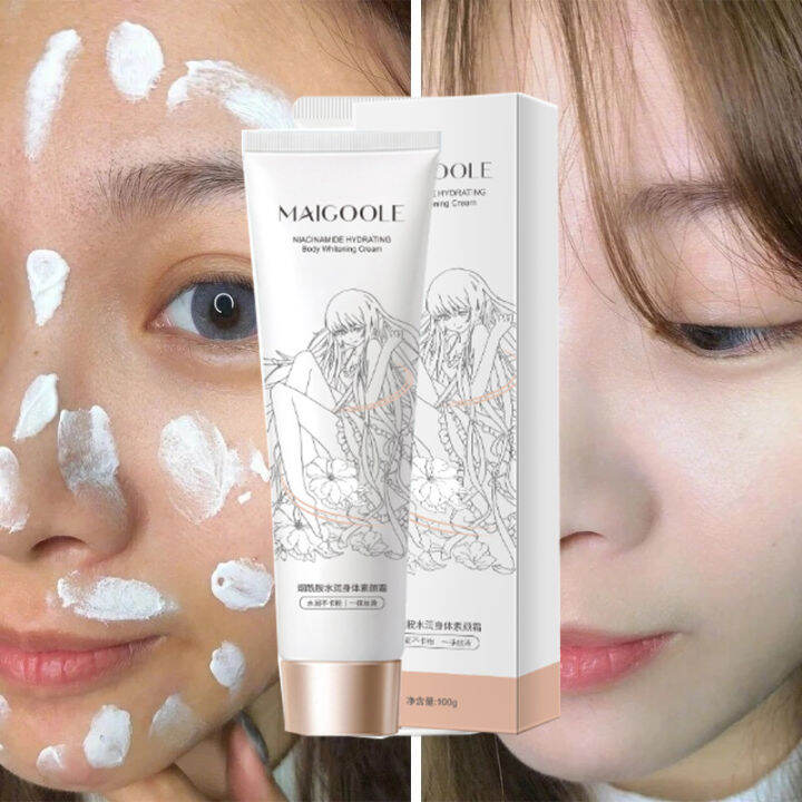 Rapid Skin Bleaching Cream Whitening Niacinamide Concealer Cream Face & Body Cream Instant ...