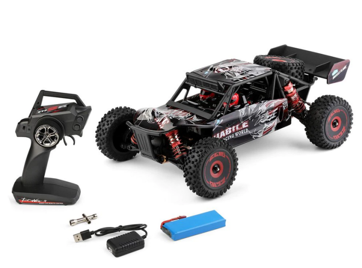 WLToys Upgraded 124016 V2 4WD 75KMH High Speed Car With Metal Chassis ...