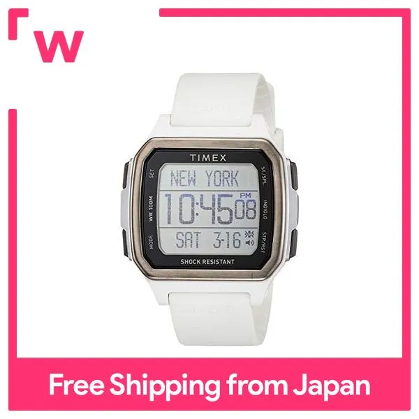 [TIMEX] Watch Command Urban TW5M29100 Men's White | Lazada PH