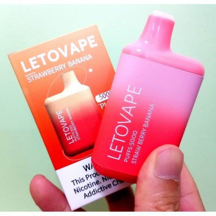 Legit 5 LETOVAPE MENTHOL Disposable VAPE POD SMOKE Rechargeable 5000 ...