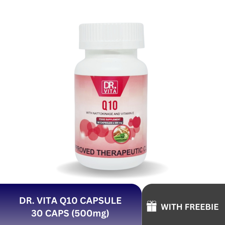 ORIGINAL Dr Vita Q10 With Nattokinase 30 capsule authentic original dr vita q10 good for the ...