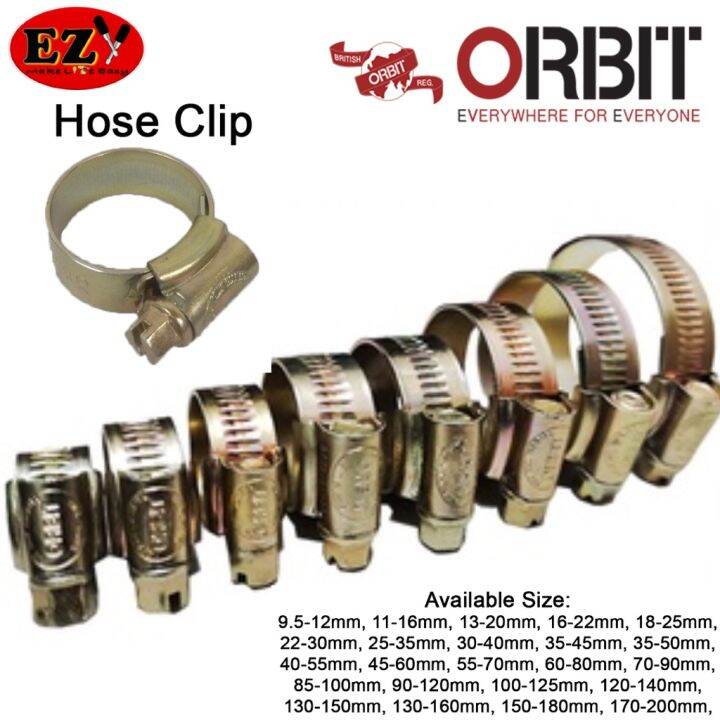 ORBIT HOSE CLIP GOLD / Kunci Pipe / Hose Clamp | Lazada