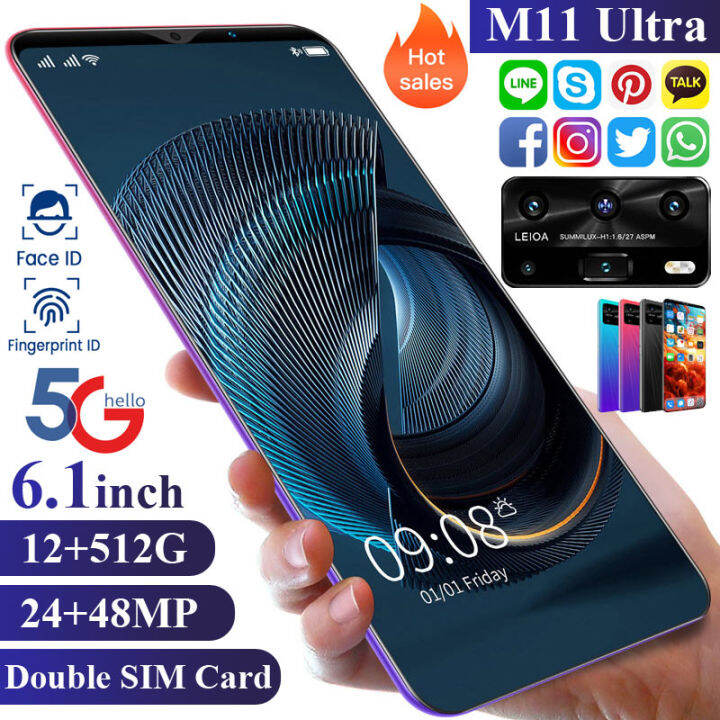 COD M11 Ultra hp murah cuci gudang 500 kebawah 12G+ 512G 5.8inch hp 100 ...
