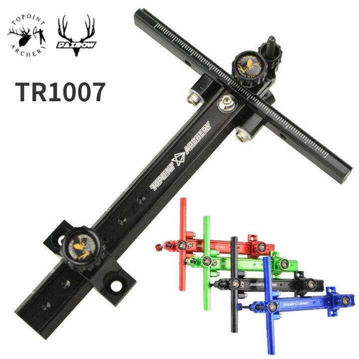 TOPOINT TR1007 Recurve Bow Sight 0.059" Optical Fiber Pin Target ...
