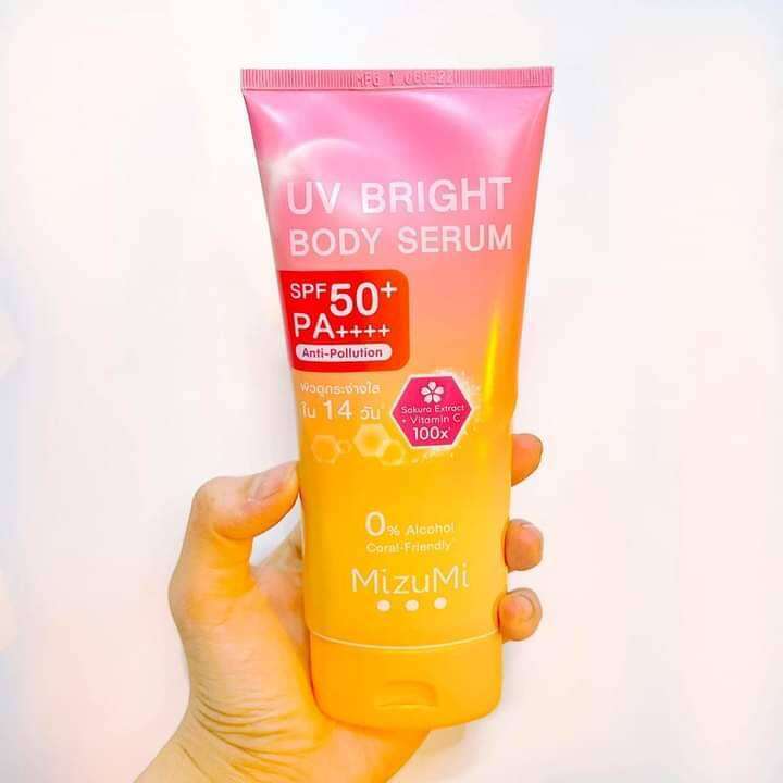MizuMi UV Bright Body Serum SPF50 ++ มิซึมิ เซรั่มกันแดดทาตัว ขนาด 180 ml | Lazada.co.th