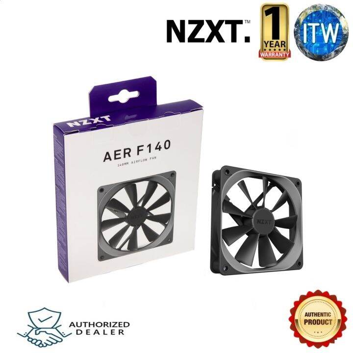 NZXT Aer F High-performance Airflow Winglet Designed Fan Blades Fluid ...
