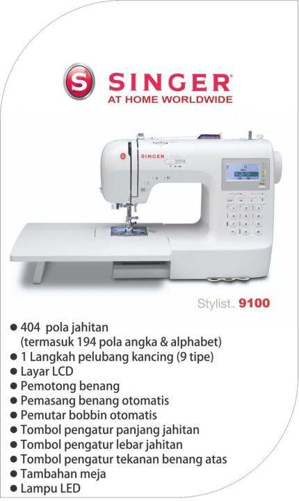 Singer 9100 Stylist Mesin Jahit | Lazada Indonesia