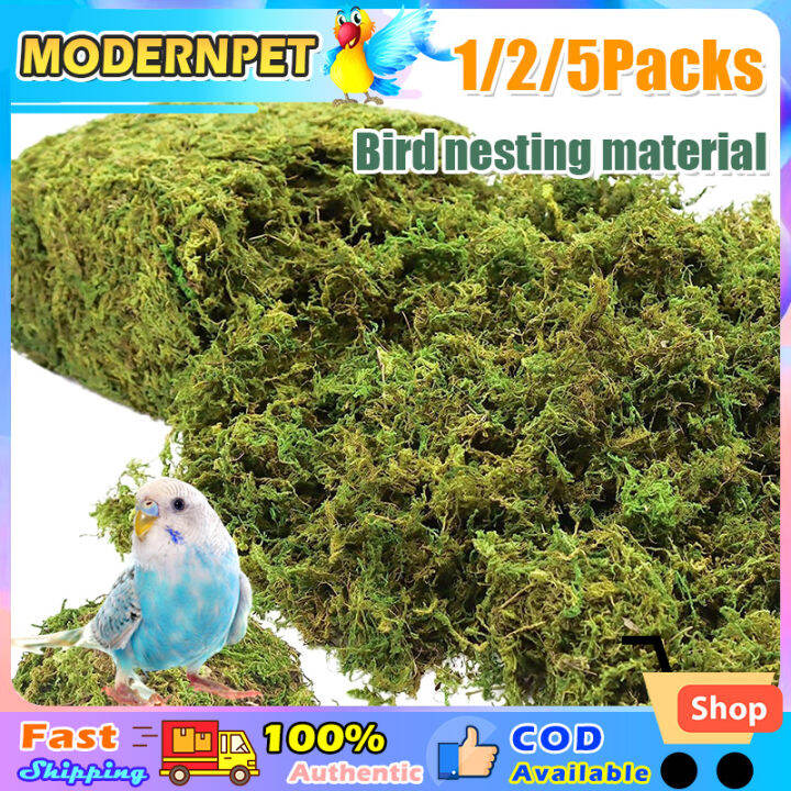 Moss nesting material for birds parrot african lovebirds accessories ...