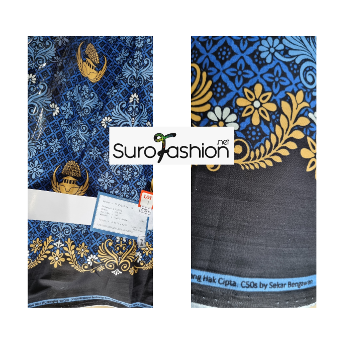KAIN BATIK KORPRI TERBARU C50S HARGA ECERAN METERAN BY SEKAR BENGAWAN ...