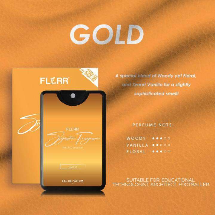 FLERR PERFUME (GOLD) | Lazada: Buy sell online Men with cheap price ...
