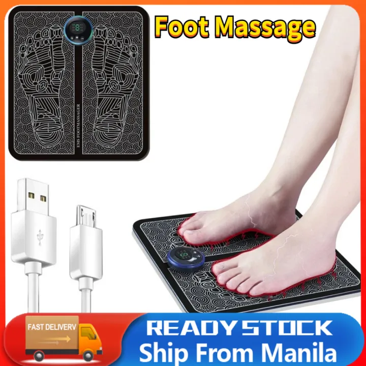 EMS Electric Foot Massager Tens Fisioterapia Mat Massageador Pes ...