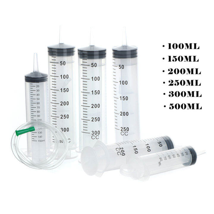 60ML-500ML Reusable Large Plastic Syringe Cleaning Douche Enema Pet ...