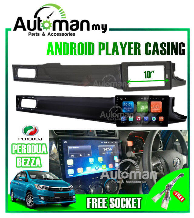 Perodua Bezza Dashboard Audio Android Player Radio FM Casing Frame | Lazada