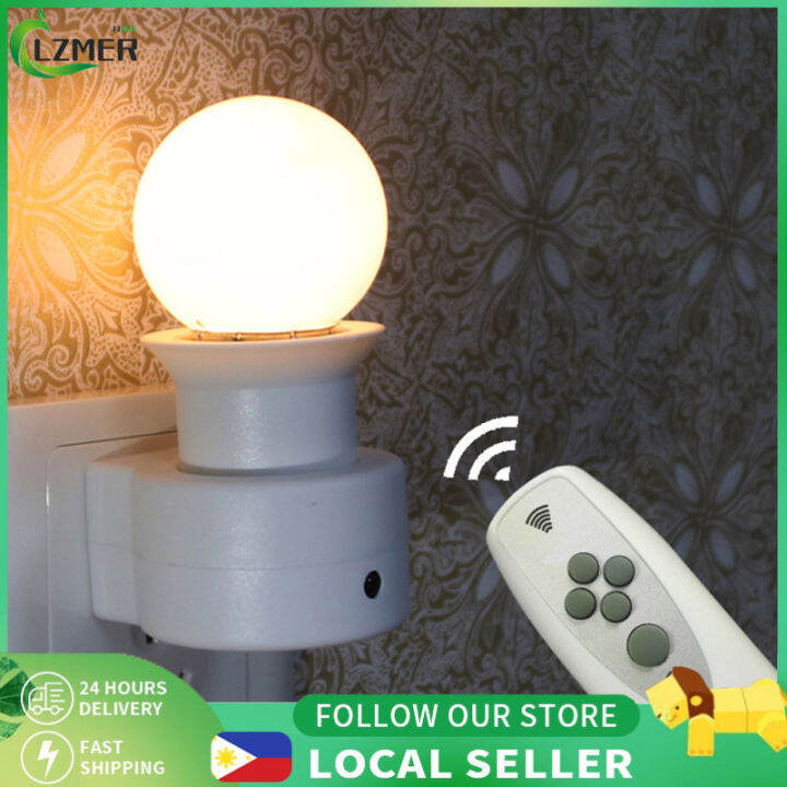 Intelligent Wall Light Socket Plug with Remote Control E27 220V(No Bulb ...