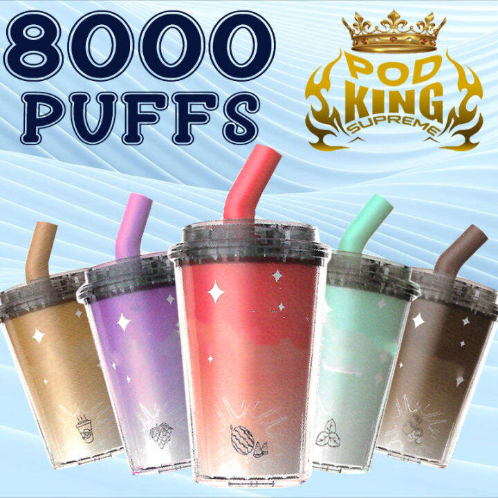 P.O.D KING 8000 P.U.FFS RECHARGEABLE | Lazada PH