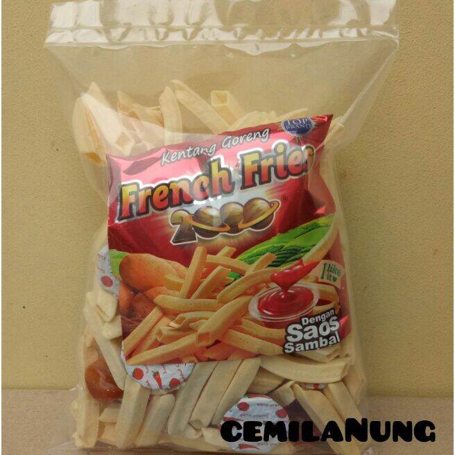 snack kiloan french fries 2000 200 gram free bubble warp | Lazada Indonesia