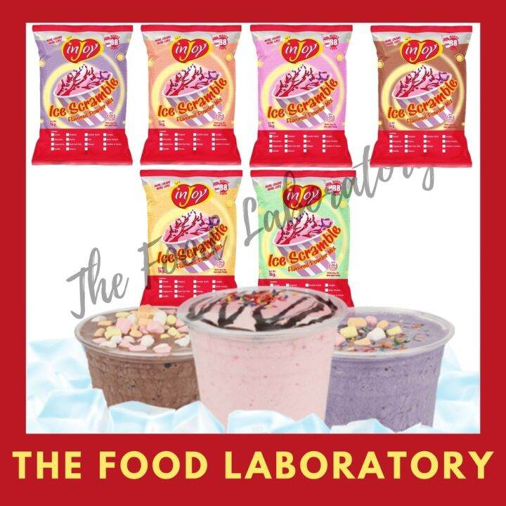 INJOY ICE SCRAMBLE (CLASSIC BUCO PANDAN CHOCOLATE MELON MANGO UBE ...