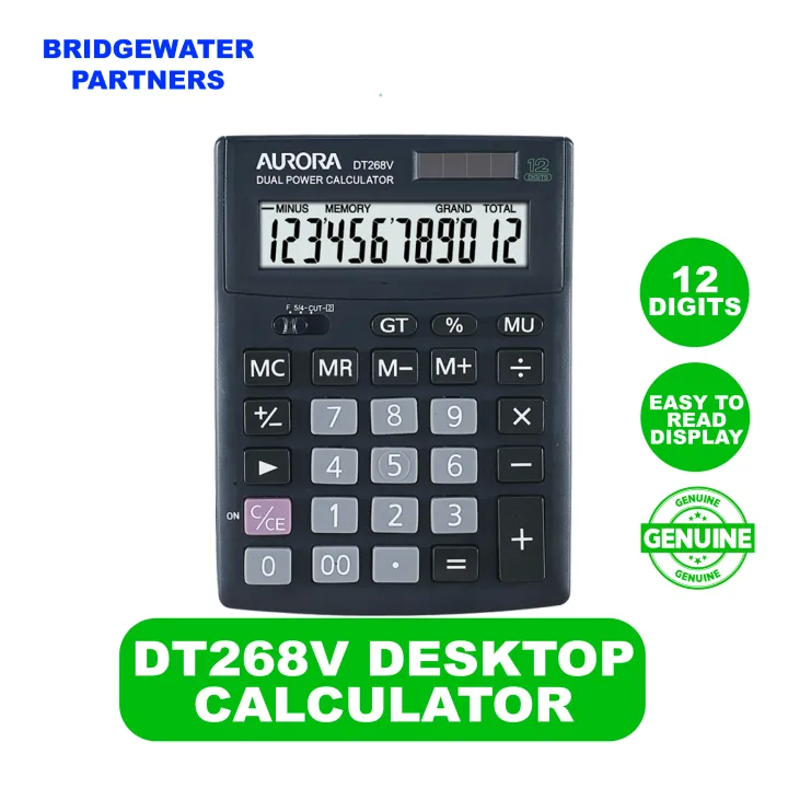 Aurora DT268V Desktop Calculator | Lazada PH