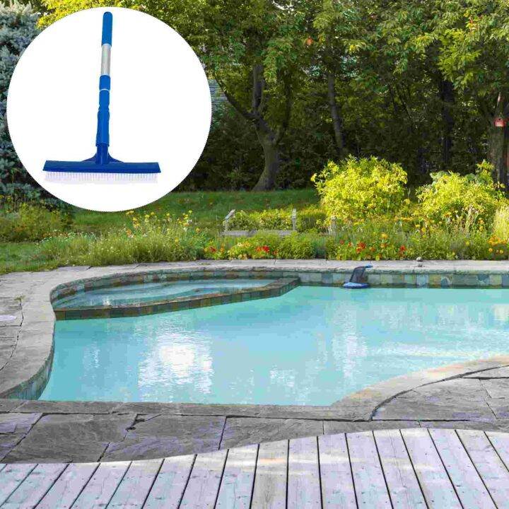 Brush Pool Cleaning Squeegee Cleaner Pole Tile Swimming Window Handle ...