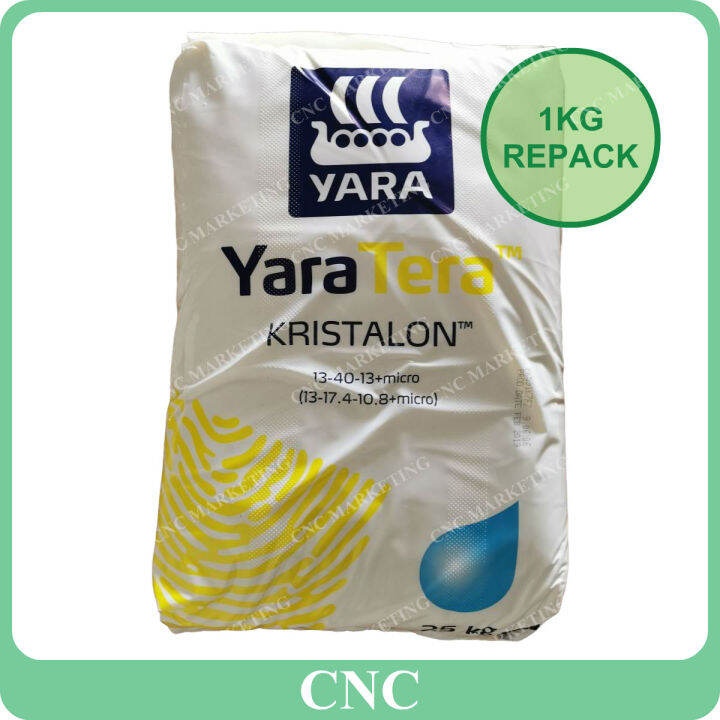 [REPACK] 1KG YaraTera Kristalon 13-40-13 +micro Baja Bunga Yara ...