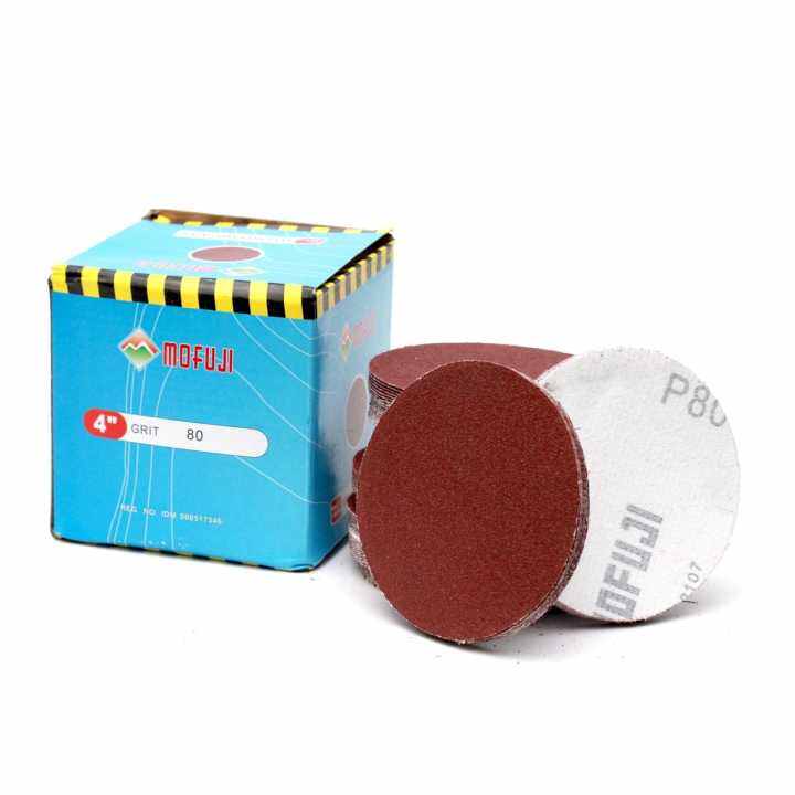 1box (100 pcs) amplas bulat Velcro ampelas tempel 4 inchi 1box isi 100 ...