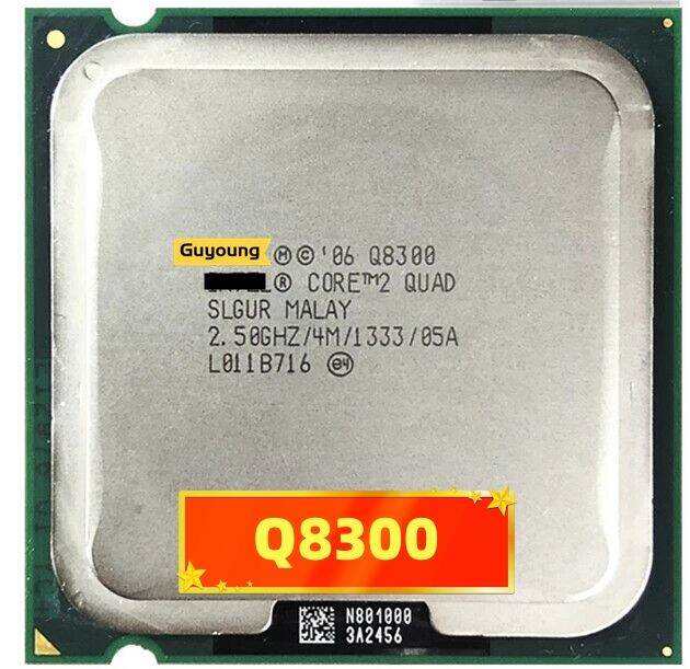 Core 2 Q8300 Q 8300 2.5 GHz Quad Core Quad Threaded CPU Processor 4M ...