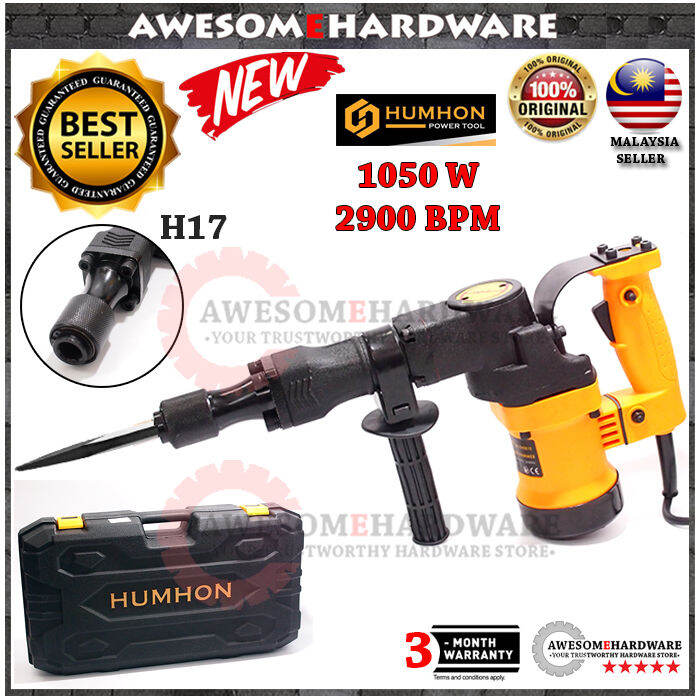 (HEAVY DUTY) HUMHON 1050W 0810 DH0810 DEMOLITION HAMMER BREAKER DRILL ...