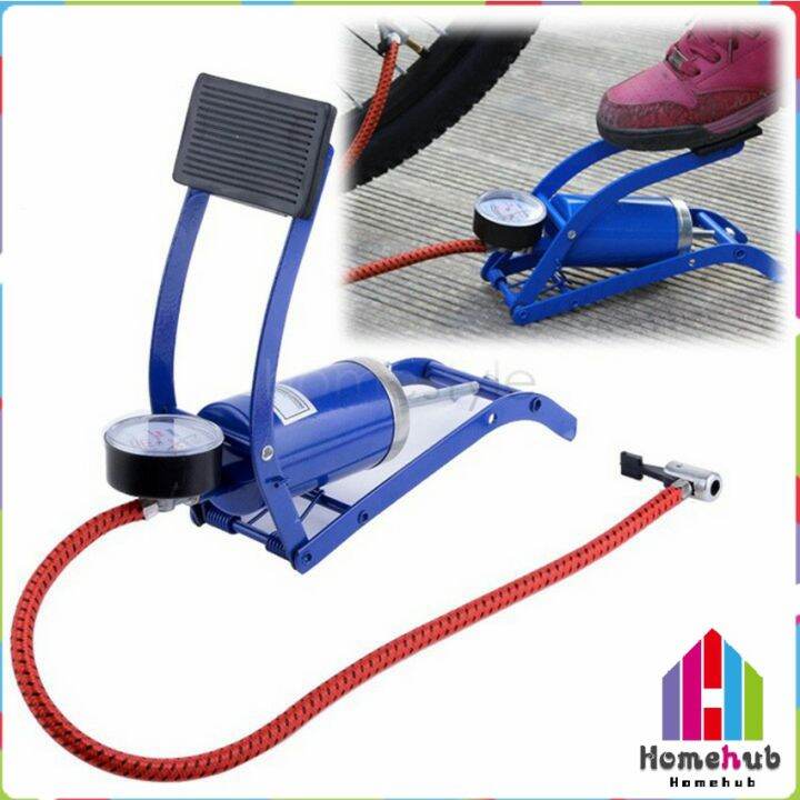 Homehub Car Pump Bicycle Tire Pump Bike Pump High Pressure Foot Tire ...