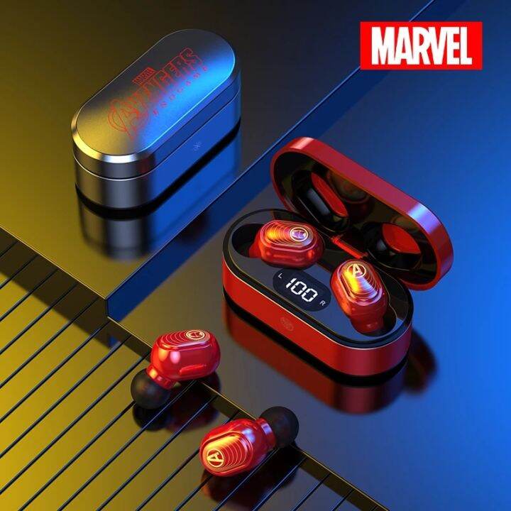 ต้นฉบับมหัศจรรย์ BTMV09 TWS ไร้สายบลูทูธหูฟังบลูทูธ5.0กีฬาหูฟังสเตอริโอไฮไฟเดอร์แมนหูฟังพร้อม ...