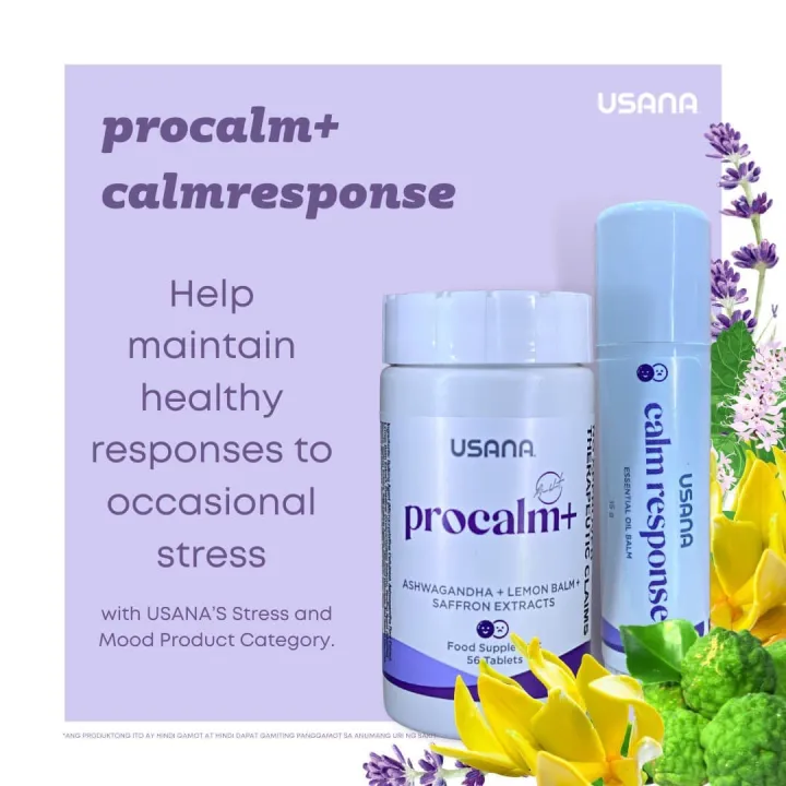 ProCalm AntiStress Supplement (new stocks) with Freebies | Lazada PH