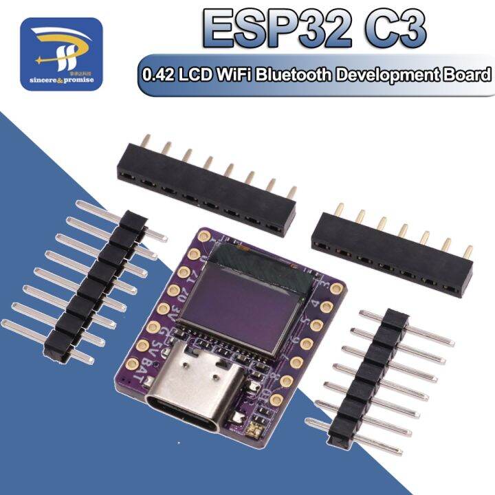 บอร์ดพัฒนา Esp32 C3rp2040ราสเบอร์รี่ Pi Pico 042นิ้ว Lcd Risc V Wifi บลูทูธสำหรับ Arduino