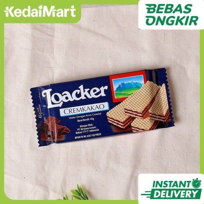 Wafer Loacker Cremkakao 45 Gram | Lazada Indonesia