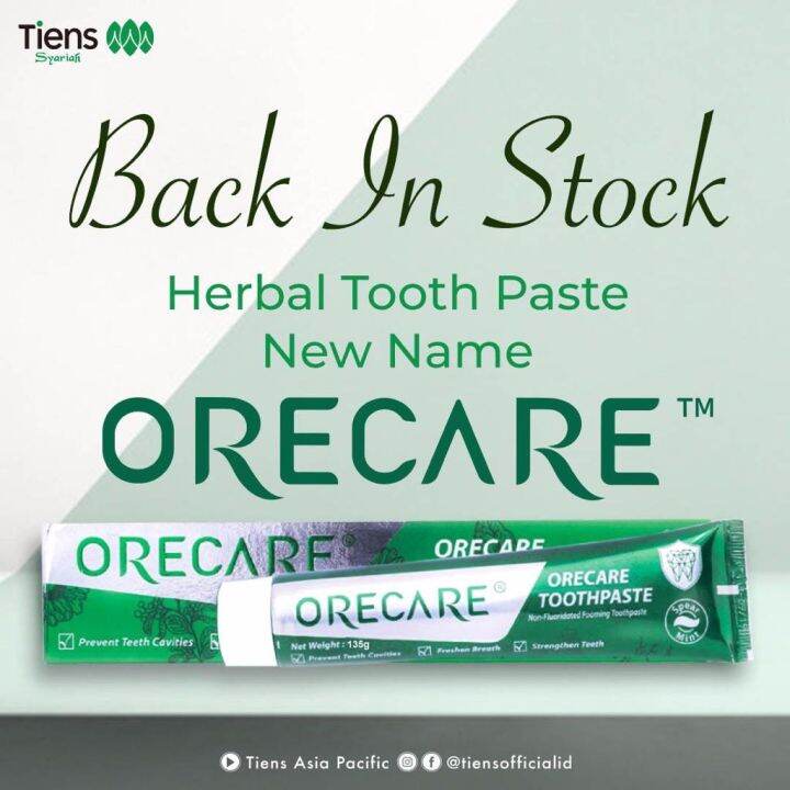 TIENS ORECARE Herbal Toothpaste 135gr | Lazada Indonesia