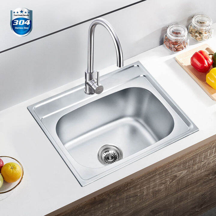 CPS Stainless steel SUS304 Sink kitchen deep water sink washing basin ...