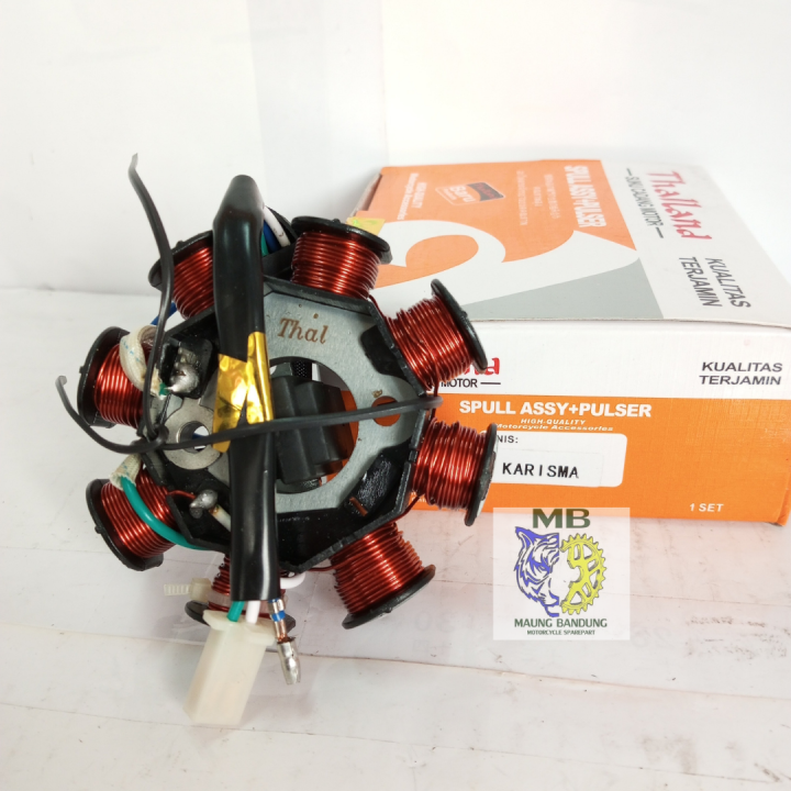 SPULL ASSY + PULSER KARISMA / SUPRA X 125 THALLAND STATOR ASSY | Lazada Indonesia