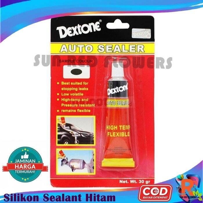 DEXTONE Lem Auto Sealer 30 gram Hitam - Lem Silicone Mobil Tube Kecil ...
