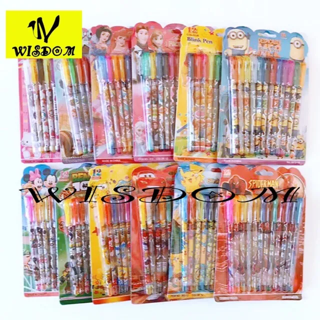 WISDOM COLORS BLINK PEN 12# school supplies | Lazada PH