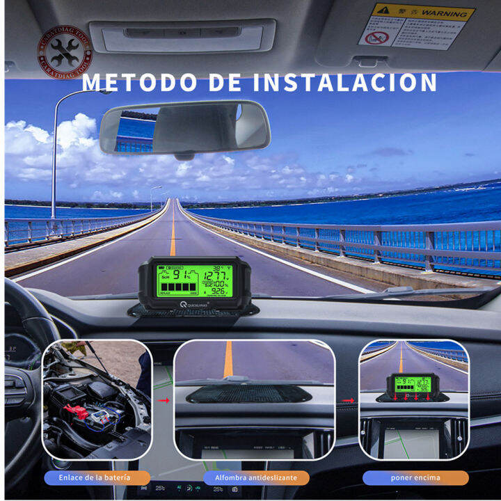 QUICKLYNKS BM5-D Battery Monitor LCD Display Professional Battery ...