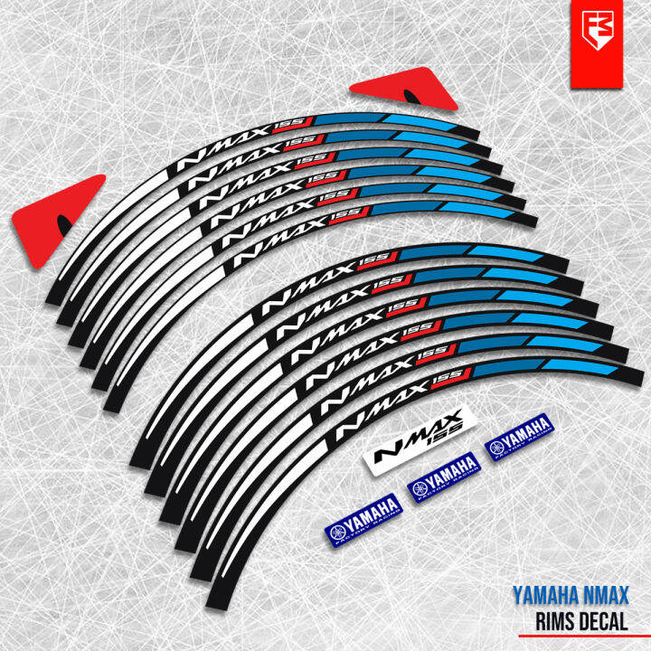 Sticker Velg Rims Stripe Decal V1 Yamaha Nmax 155 | Lazada Indonesia