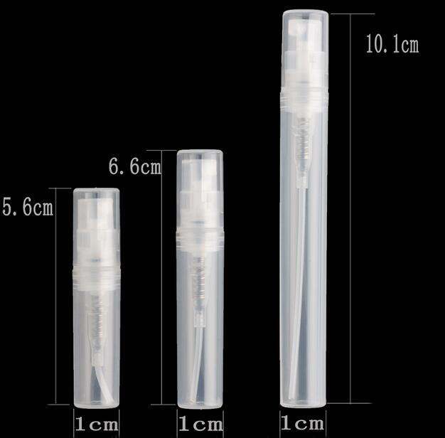 Cw】1Pcs 2Ml 3Ml 5Ml ขวดเก็บน้ำหอมแบบพกพาเป็นมิตรกับสิ่งแวดล้อม PP Mini Sprayer ขวดเปล่าเดินทาง ...