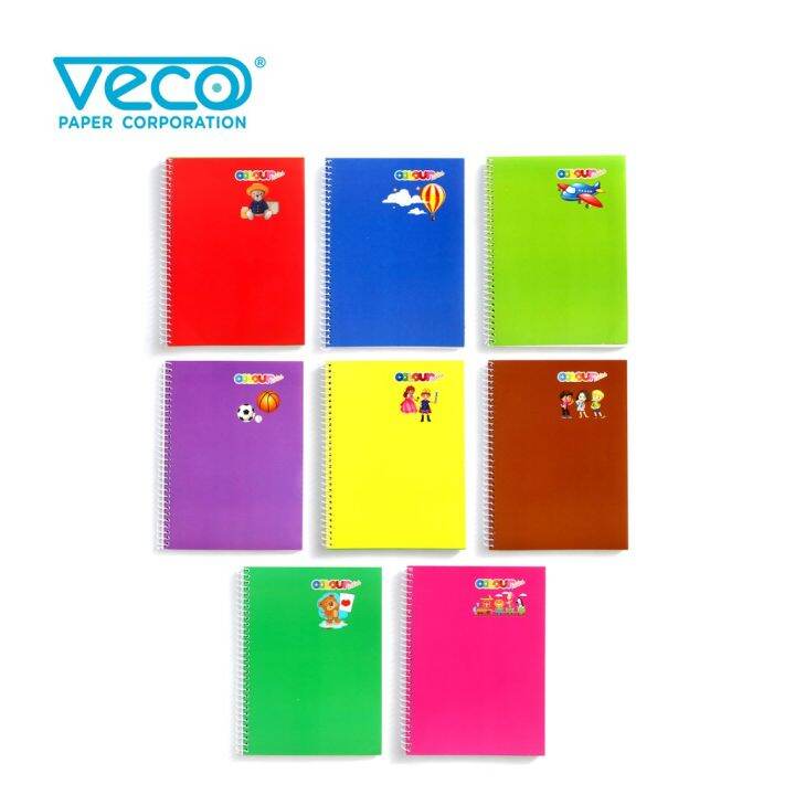 Veco Colour Notes Color Coding Notebook w/Plastic cover (Composition ...