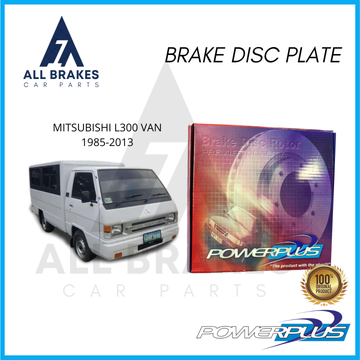 Powerplus Rotor Disc Brake Plate Front for Mitsubishi L300 VAN 1985 ...