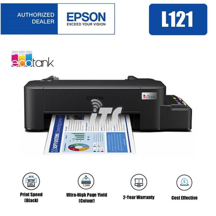 Epson EcoTank L121 Ink Tank Printer | Lazada
